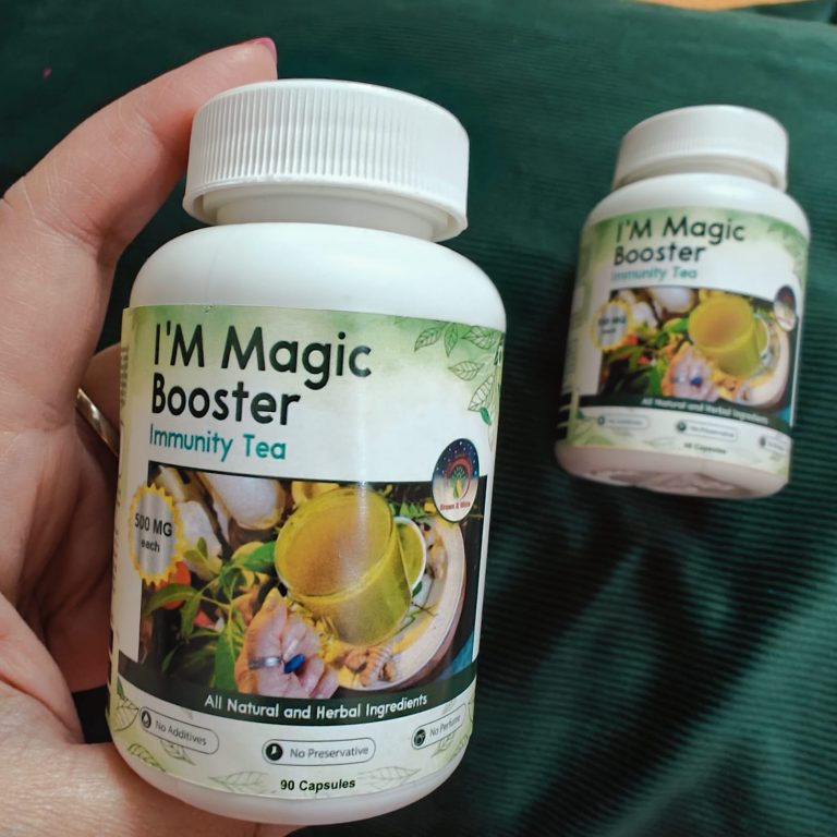 Brown & White I'M Magic Booster Immunity Tea/ Immune Drink - Capsules ...